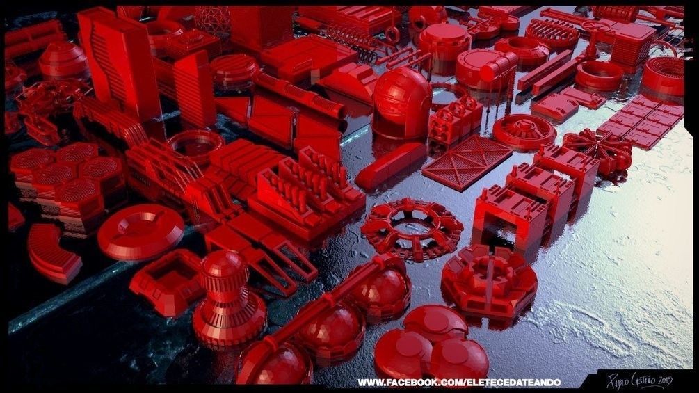 Ultimate Kitbash Set - 120 Pieces 3D model | CGTrader