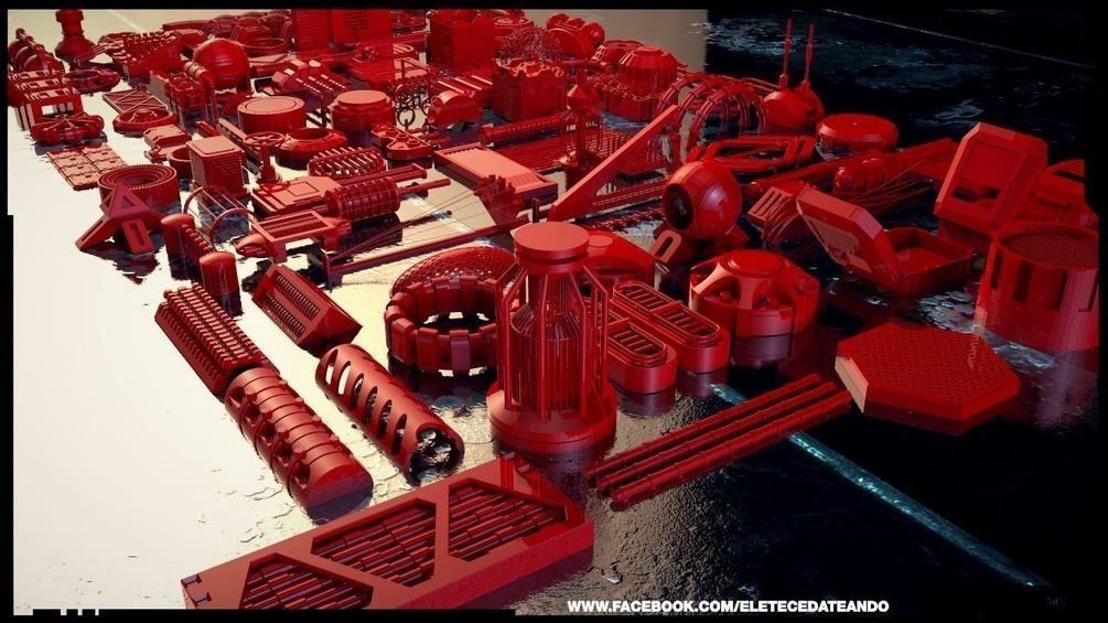 Ultimate Kitbash Set - 120 Pieces 3D model | CGTrader