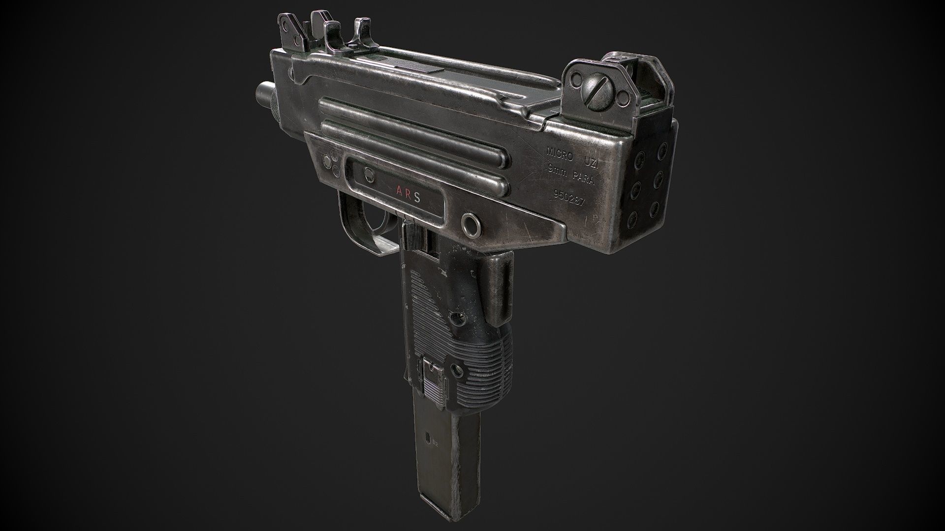 3D model Micro Uzi VR / AR / low-poly | CGTrader