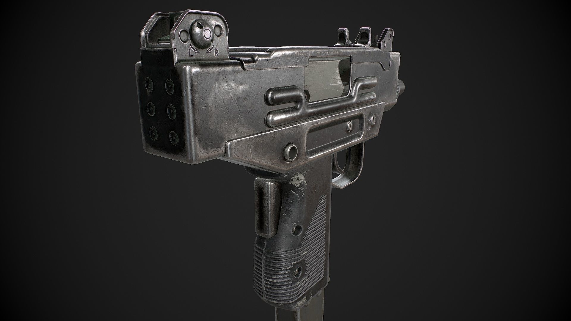 3D model Micro Uzi VR / AR / low-poly | CGTrader