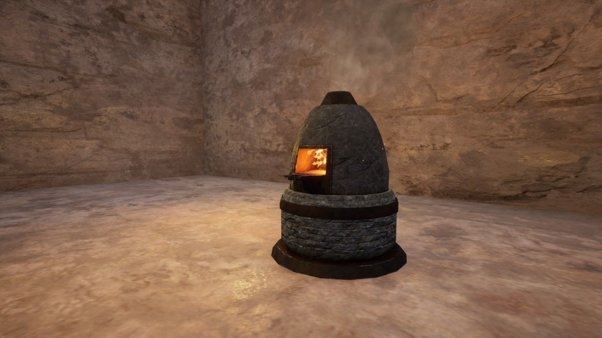 3D model Medieval Furnace Low Poly 3D Model VR / AR / low-poly | CGTrader