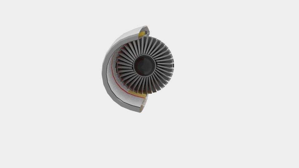 Inline Jet Engine 3D model | CGTrader