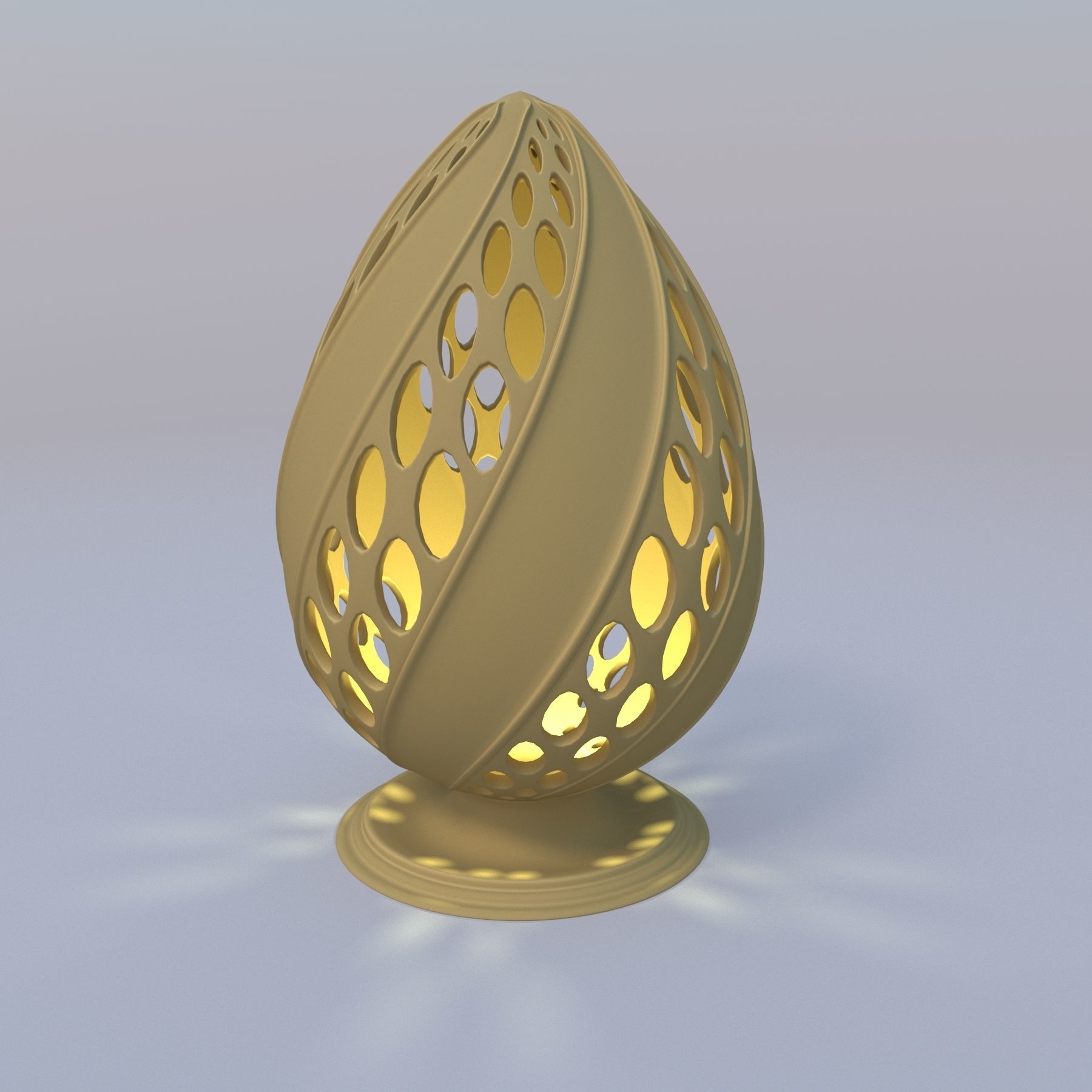 Easter egg 3D model 3D printable | CGTrader