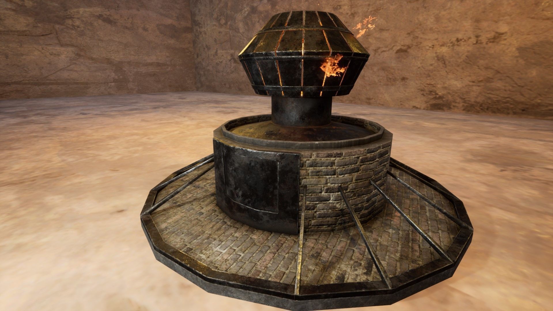 3D model Medieval Smeltery Low Poly 3D Model VR / AR / low-poly | CGTrader