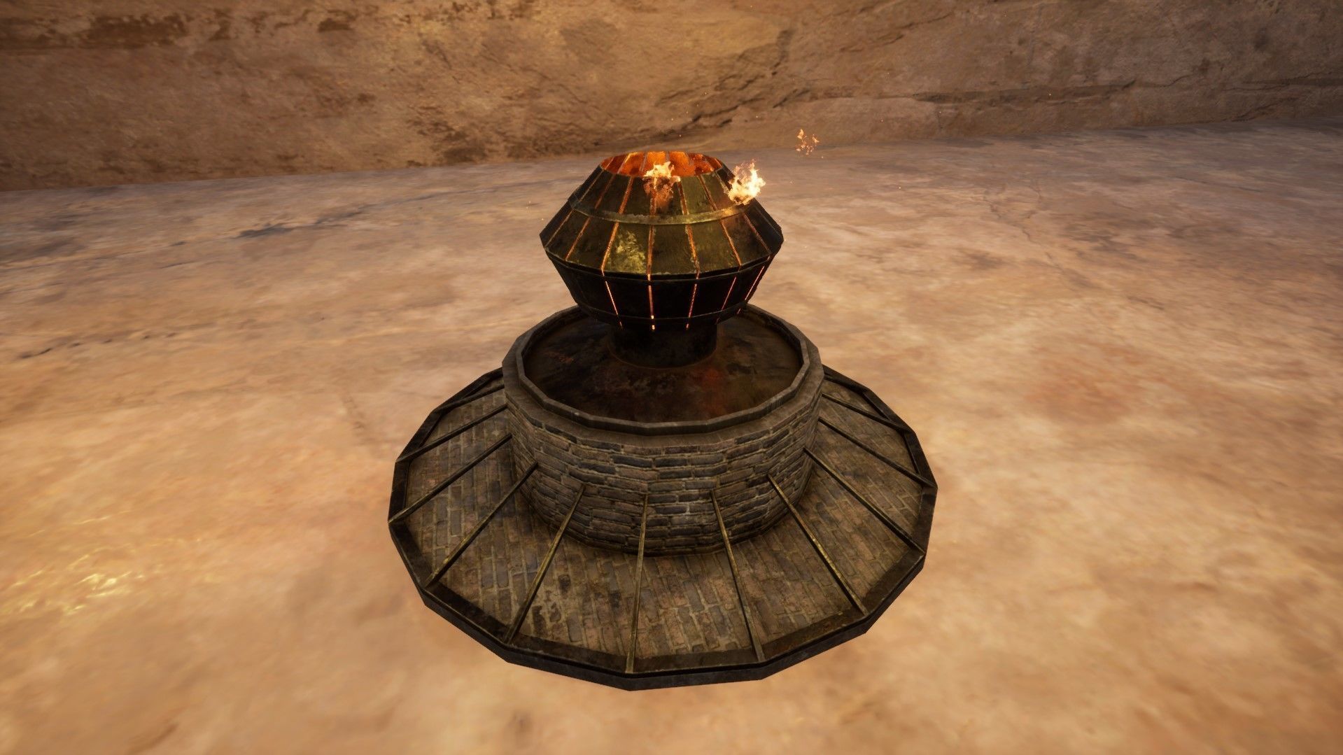 3D model Medieval Smeltery Low Poly 3D Model VR / AR / low-poly | CGTrader