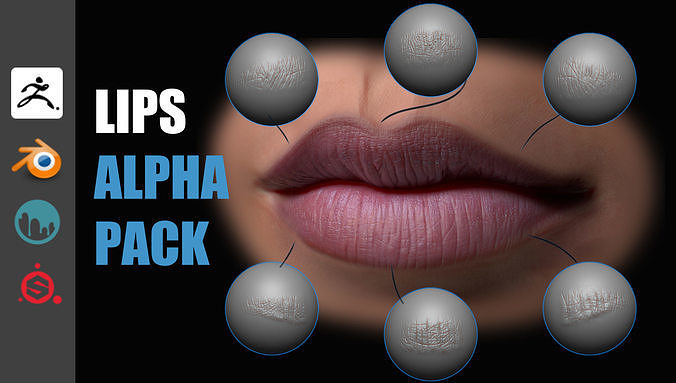 Texture 3d Lips