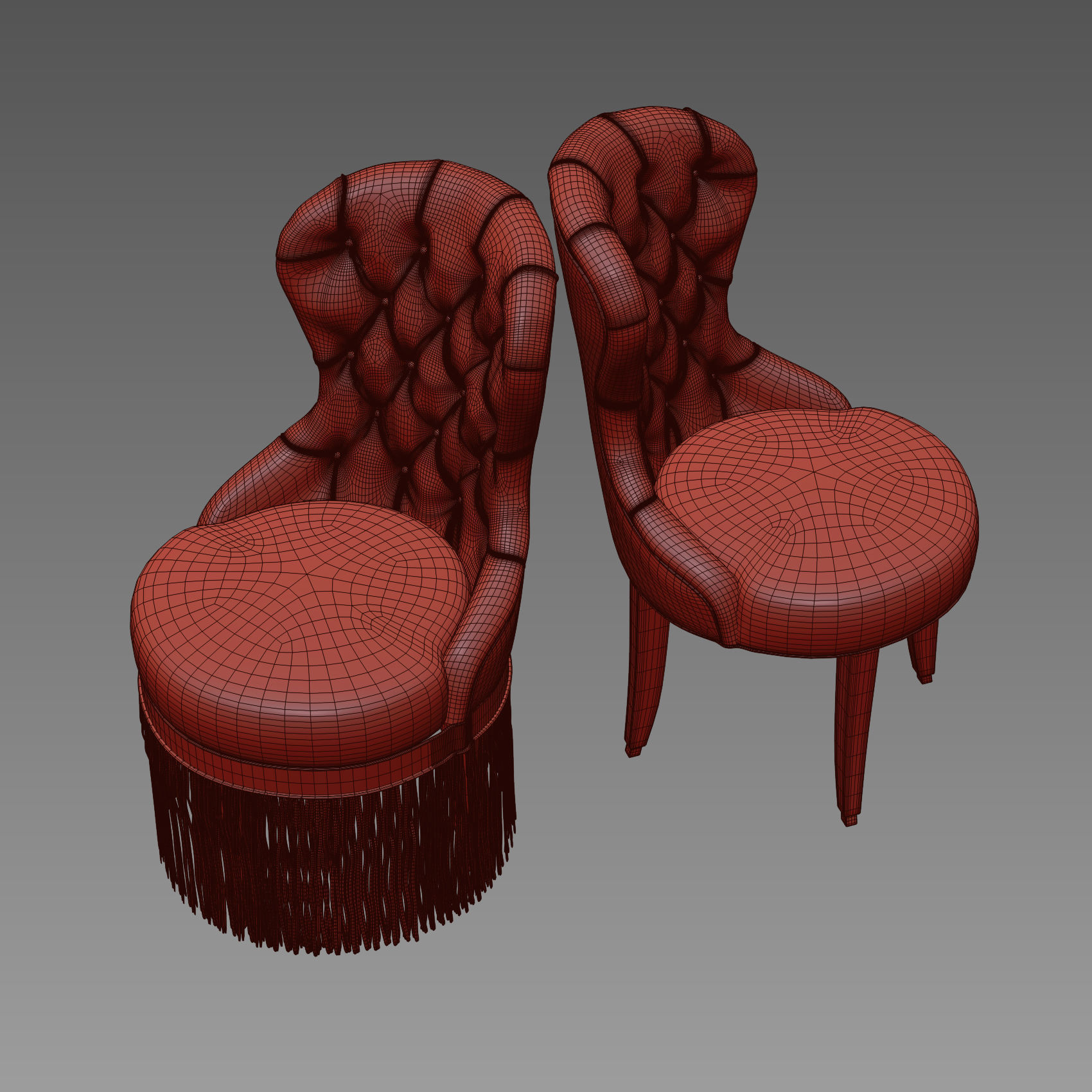 Giorno chairs Rugiano 3D model | CGTrader
