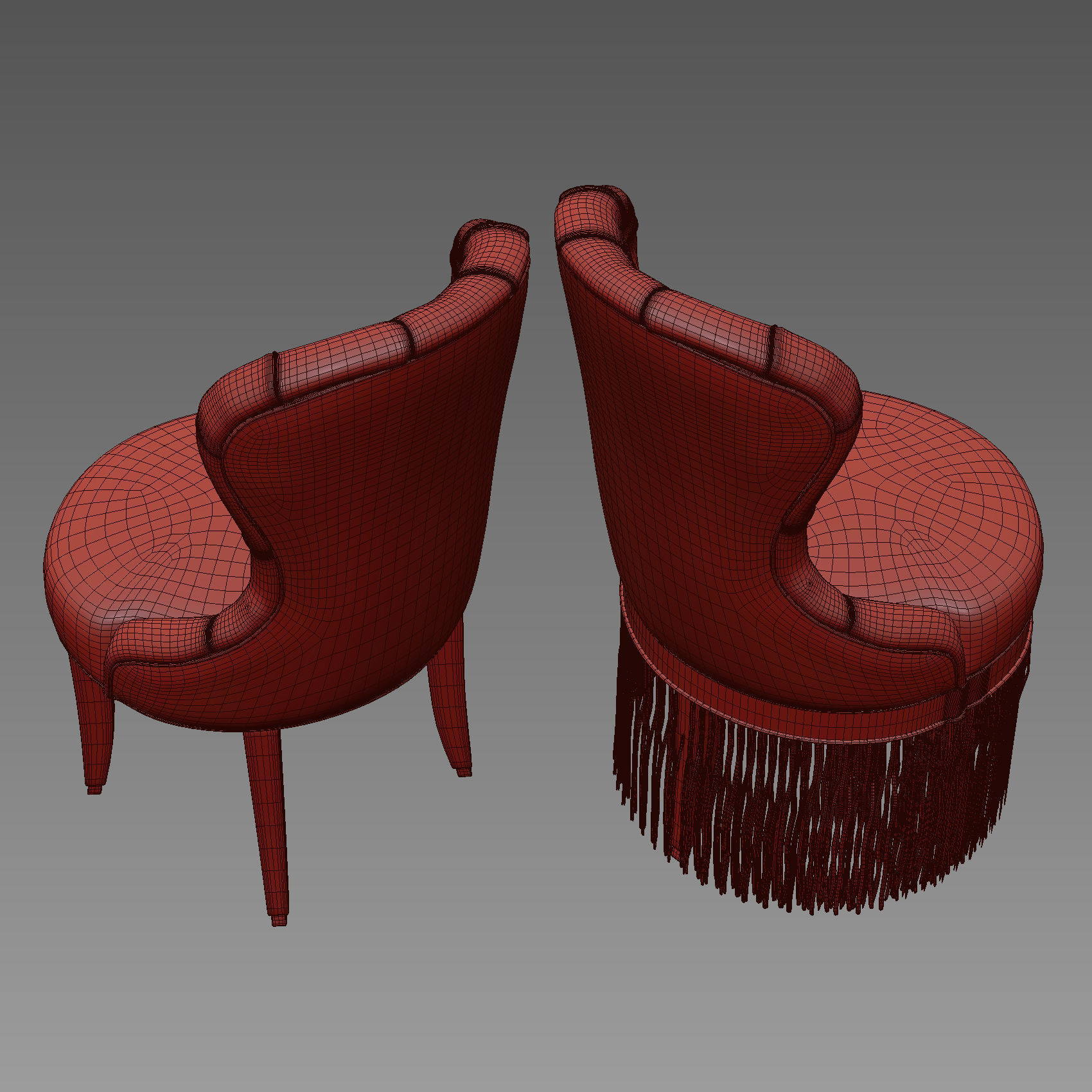 Giorno chairs Rugiano 3D model | CGTrader
