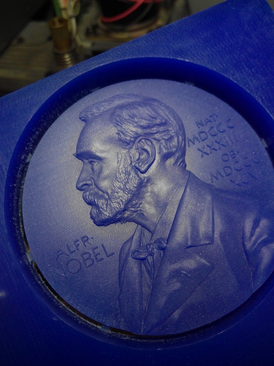 A replica of the Nobel medal obvers 3D model 3D printable | CGTrader