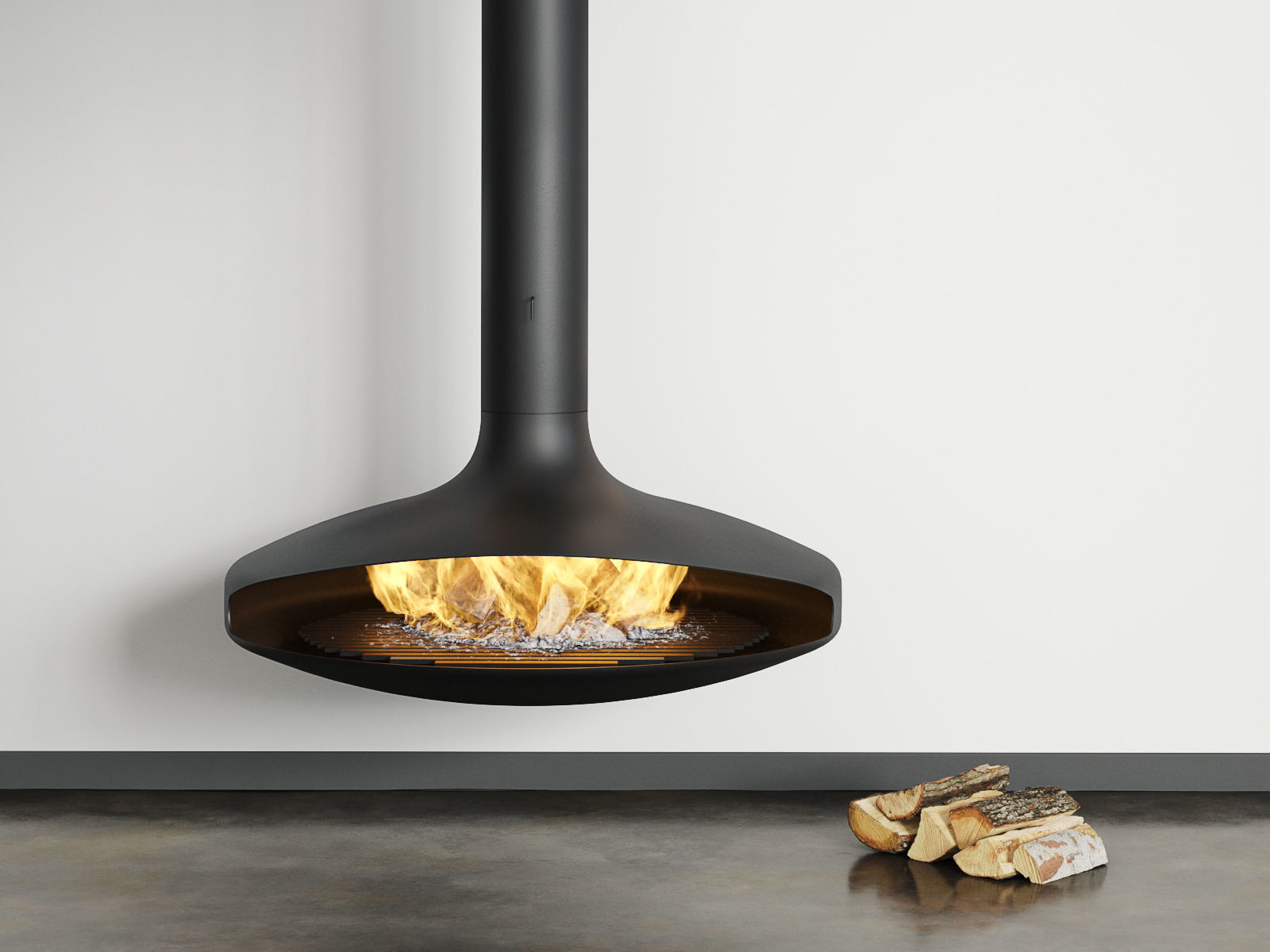 Gyrofocus Fireplace free 3D model | CGTrader