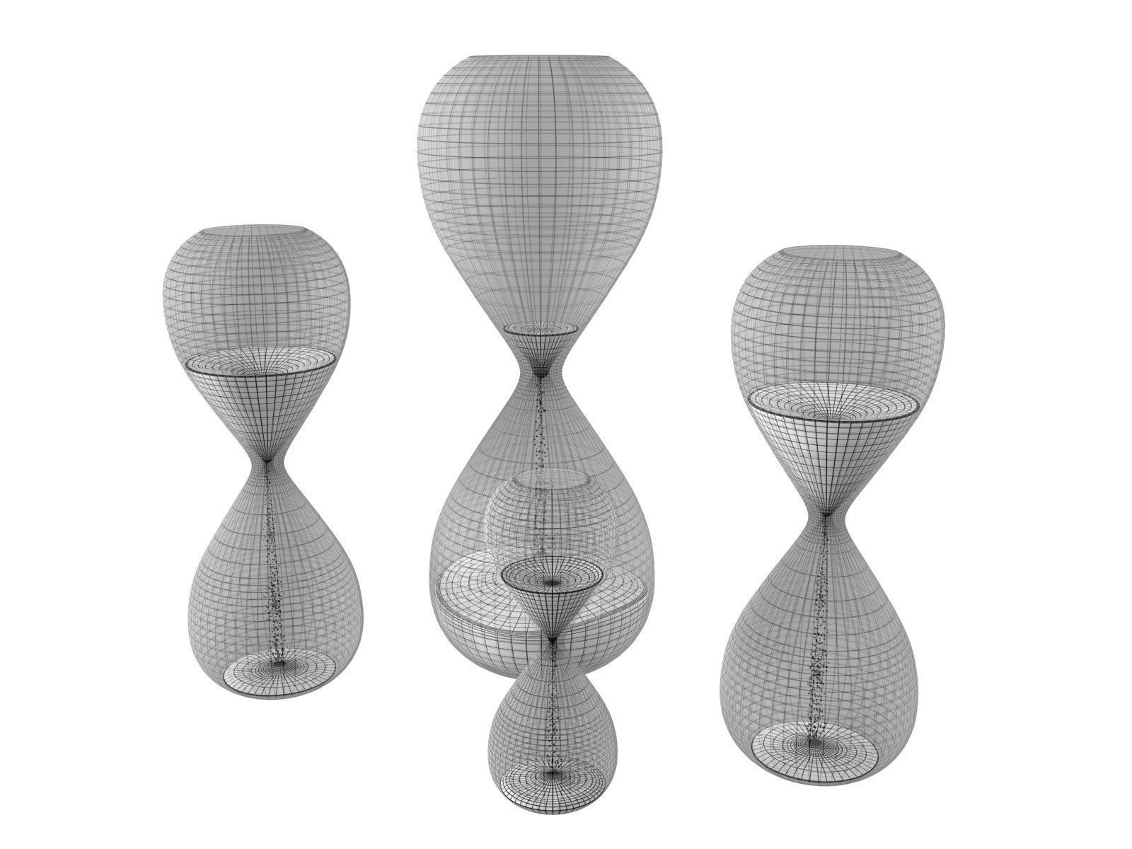 Time Hourglasses free 3D model | CGTrader