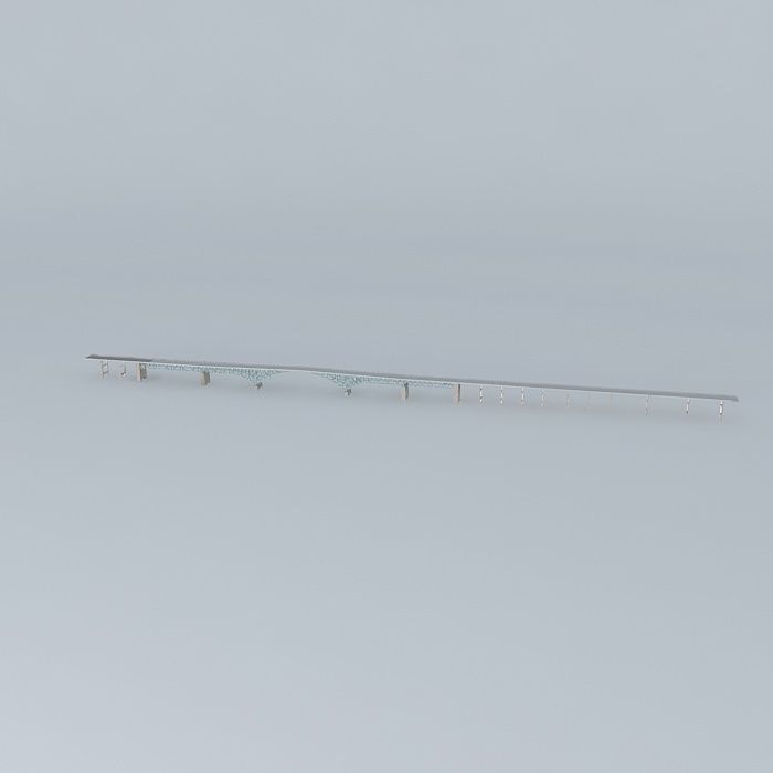 Ross Island Bridge free 3D model | CGTrader