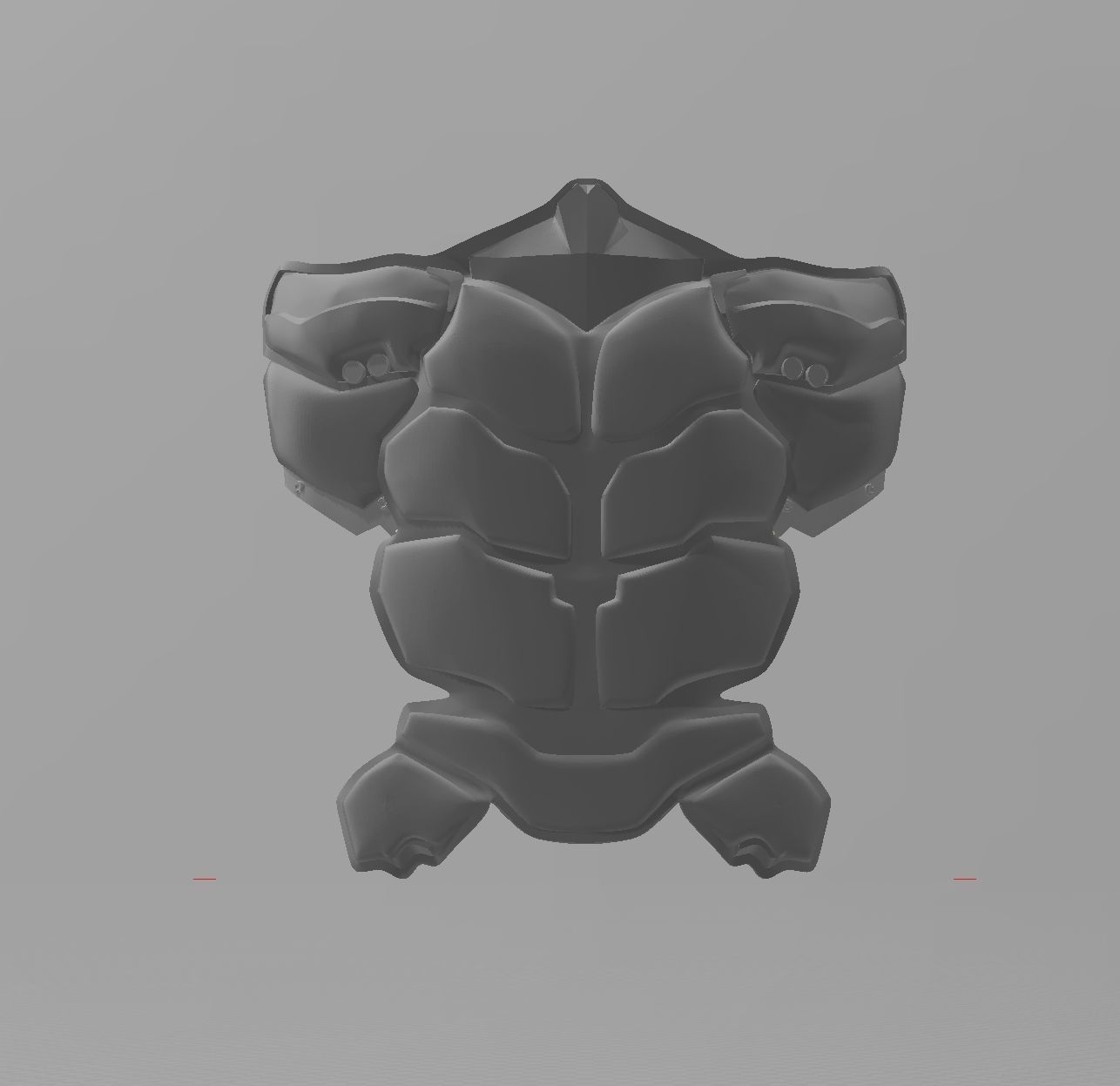 Batman Arkham Knight Abdominal armor 3D model 3D printable | CGTrader