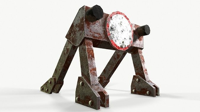 3D model Baffer Stop VR / AR / low-poly | CGTrader