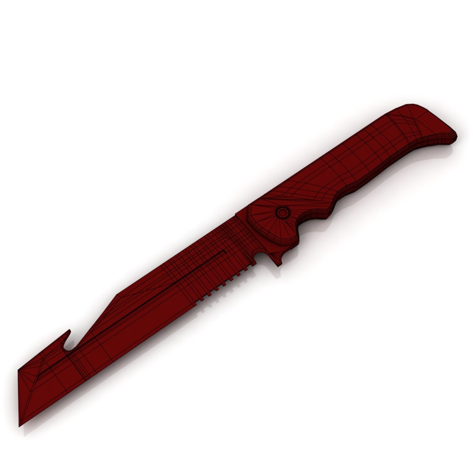 3D model ACB-90 Advanced Combat Blade VR / AR / low-poly | CGTrader