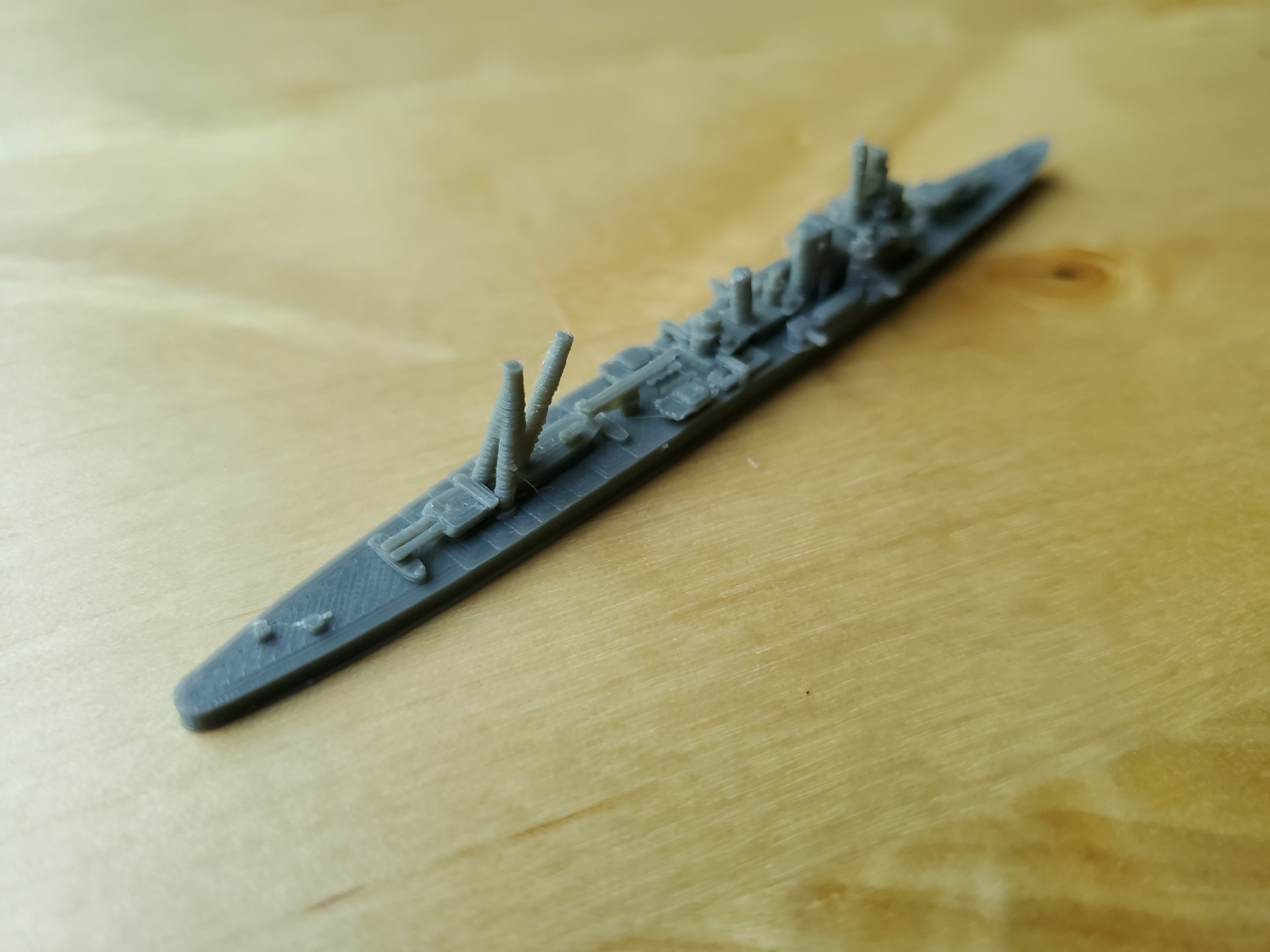 Japanese Furutaka Class Cruiser Warship 3D model 3D printable | CGTrader
