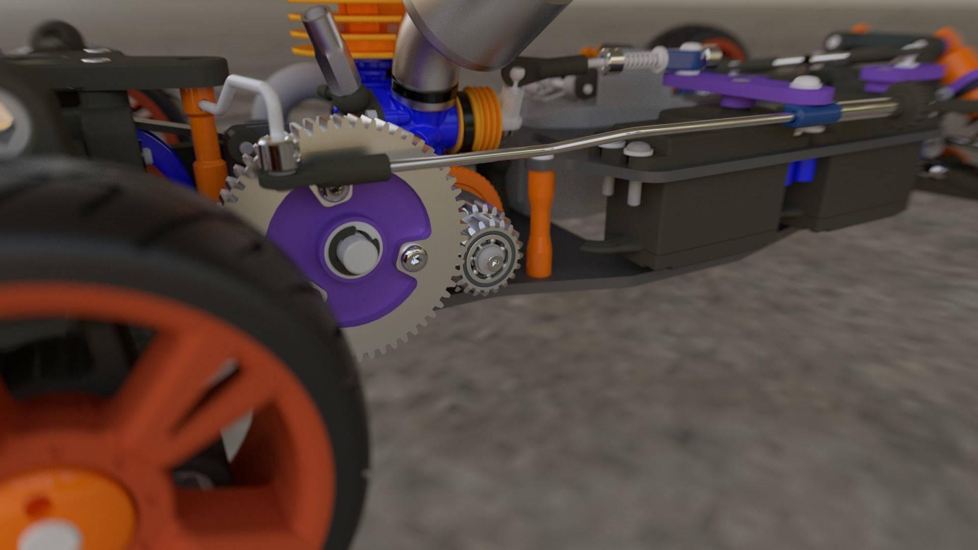 RC CAR CHASSIS KIT 3D printable model 3D model 3D printable | CGTrader