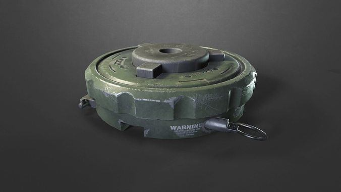 3D model Sci-fi landmine VR / AR / low-poly | CGTrader