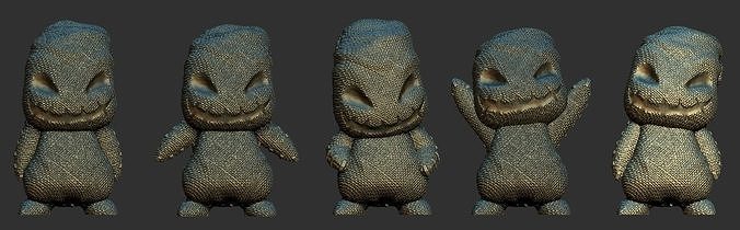 Mini Oogie Boogie - 5 Poses 3D model 3D printable | CGTrader