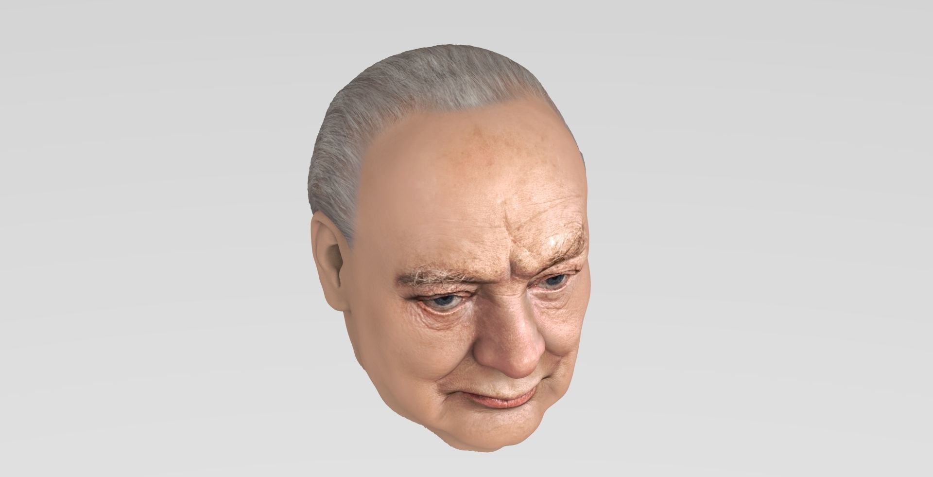 Winston Churchill 3D model | CGTrader