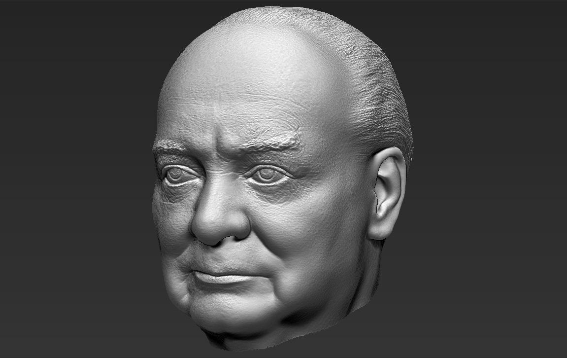 Winston Churchill 3D model | CGTrader