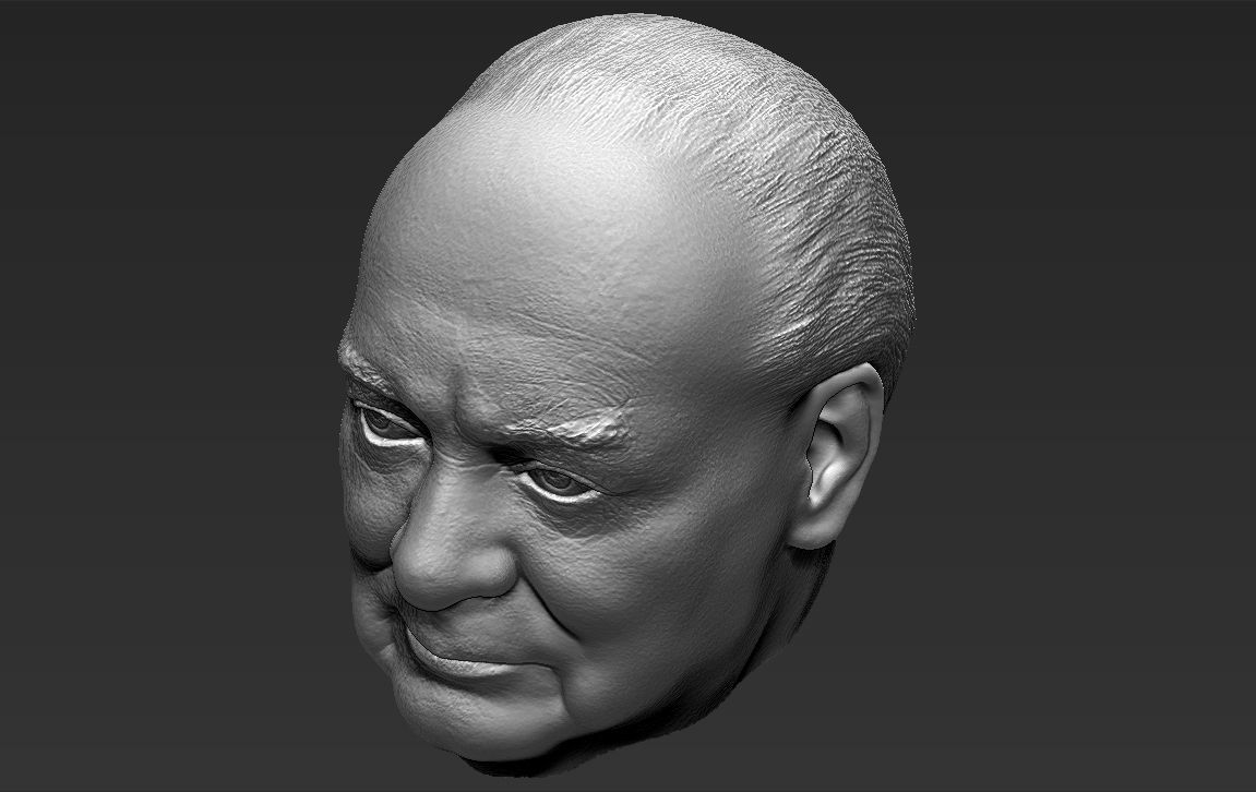 Winston Churchill 3D model | CGTrader