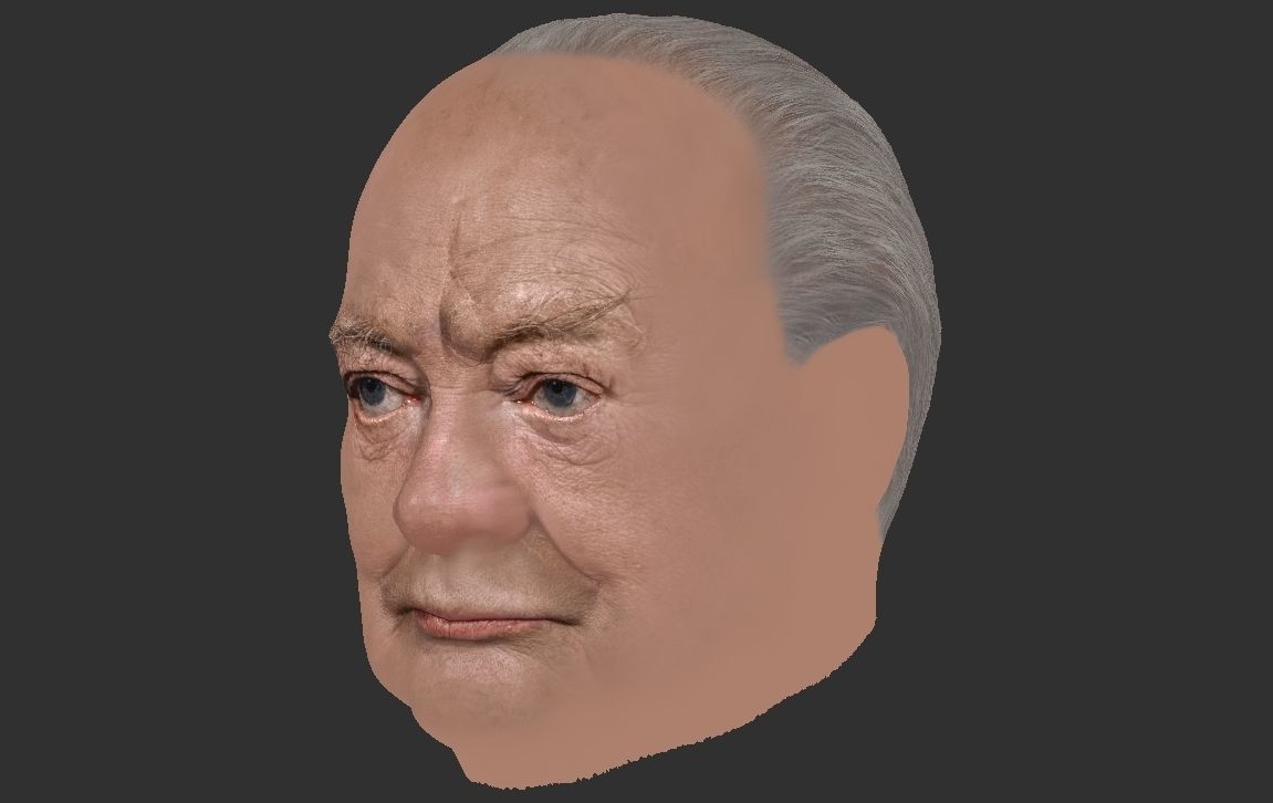 Winston Churchill 3D model | CGTrader