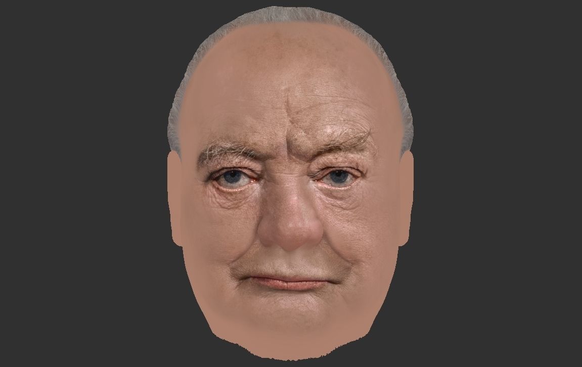 Winston Churchill 3D model | CGTrader