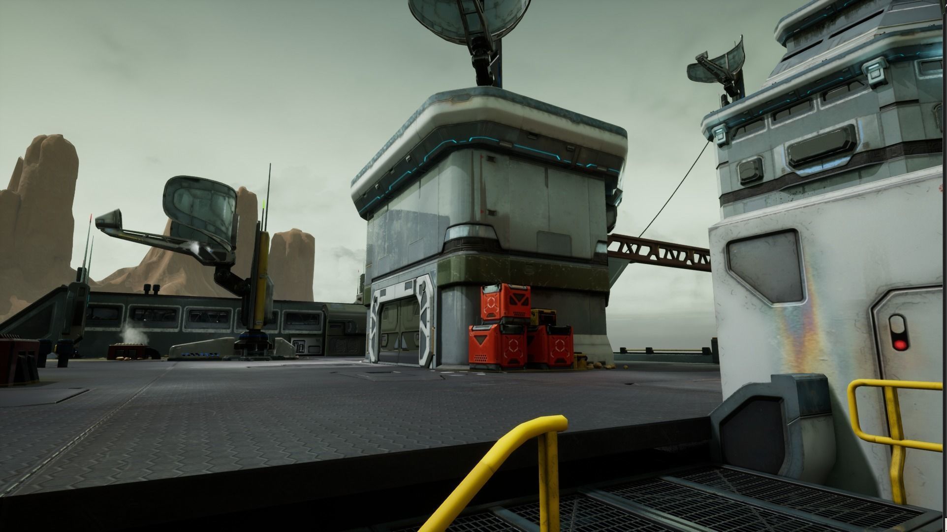 3D model Modular Sci-Fi Hangars Location VR / AR / low-poly | CGTrader