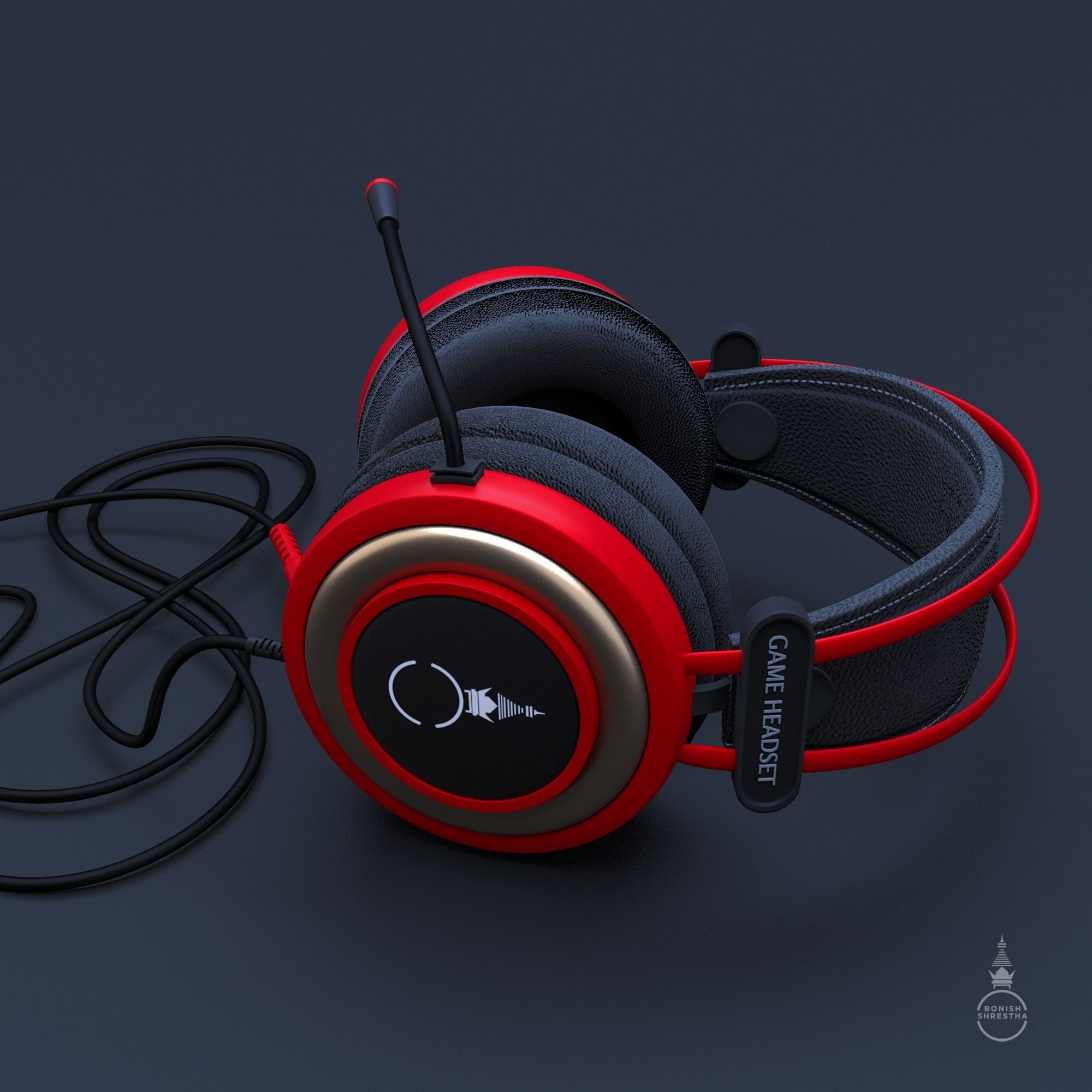 Gaming Headset free 3D model | CGTrader