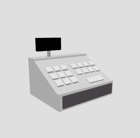 3D model Low Poly Cash Register VR / AR / low-poly | CGTrader