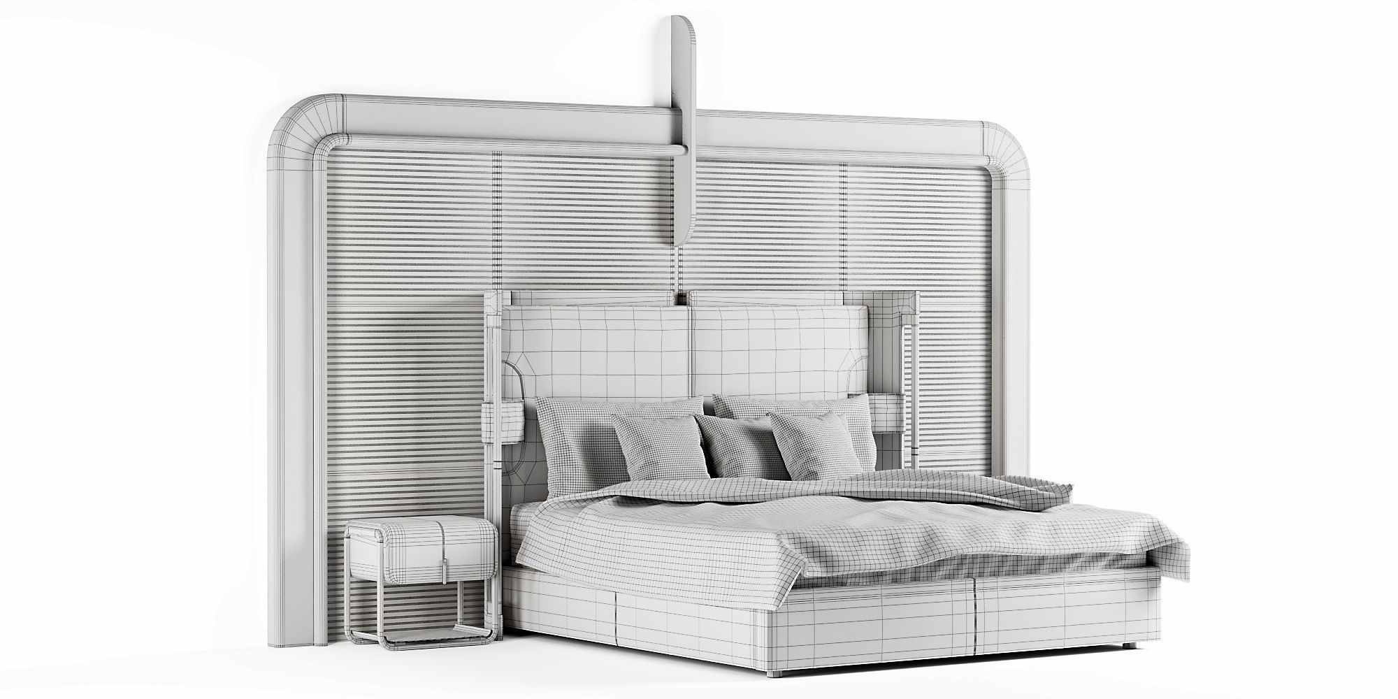 Turri Eclipse Bed 3D model | CGTrader