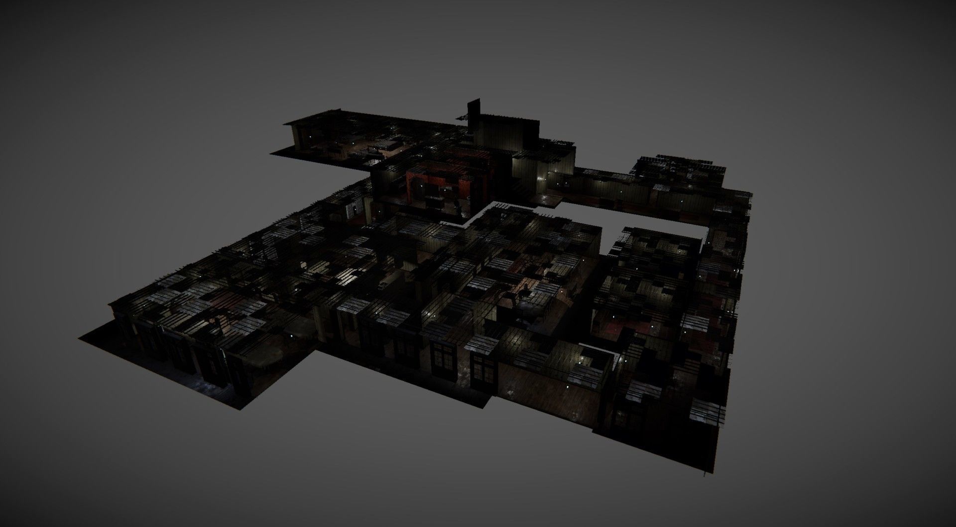 3D model HQ Modular Interior Mansion VR / AR / low-poly | CGTrader