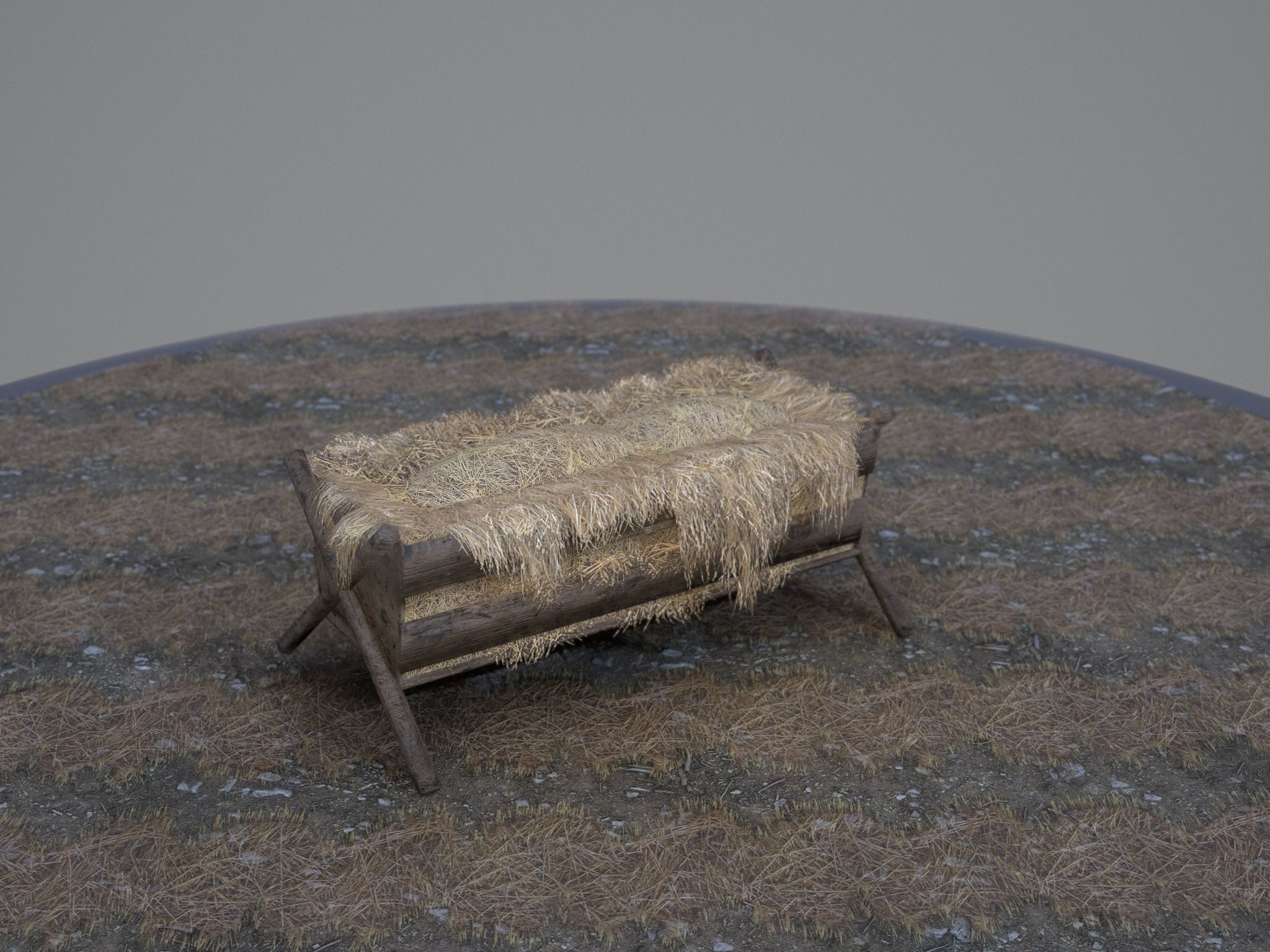 3D model Hay and Haystack Props - PBR and Game Ready VR / AR / low-poly ...