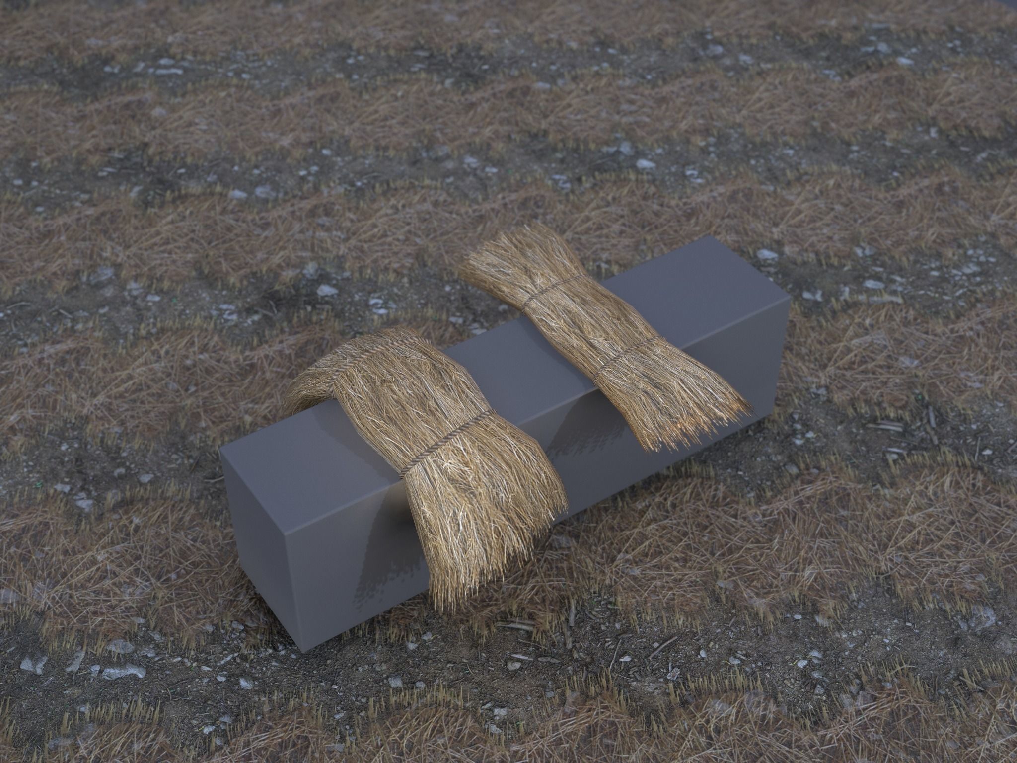 3D model Hay and Haystack Props - PBR and Game Ready VR / AR / low-poly ...