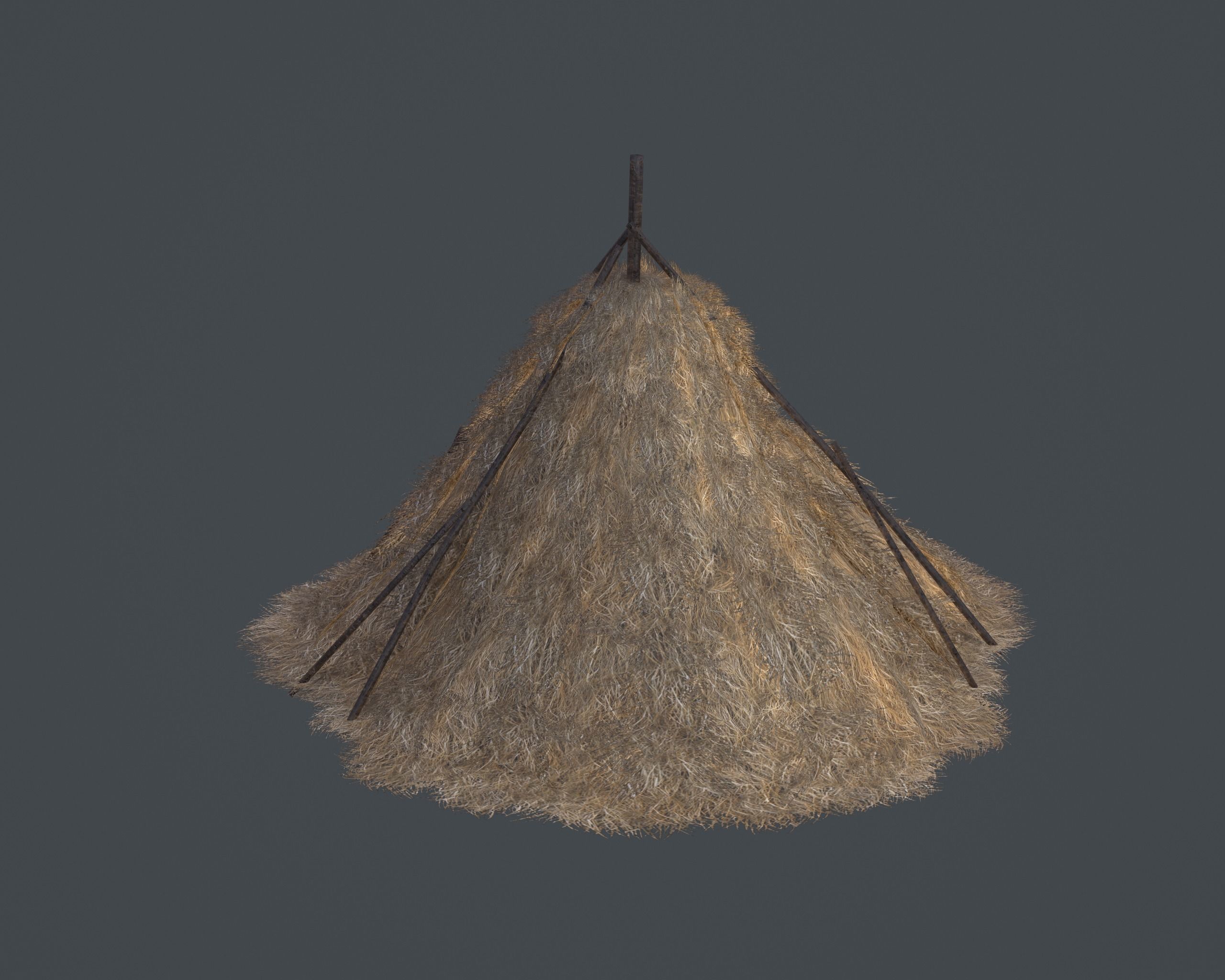 3D model Hay and Haystack Props - PBR and Game Ready VR / AR / low-poly ...