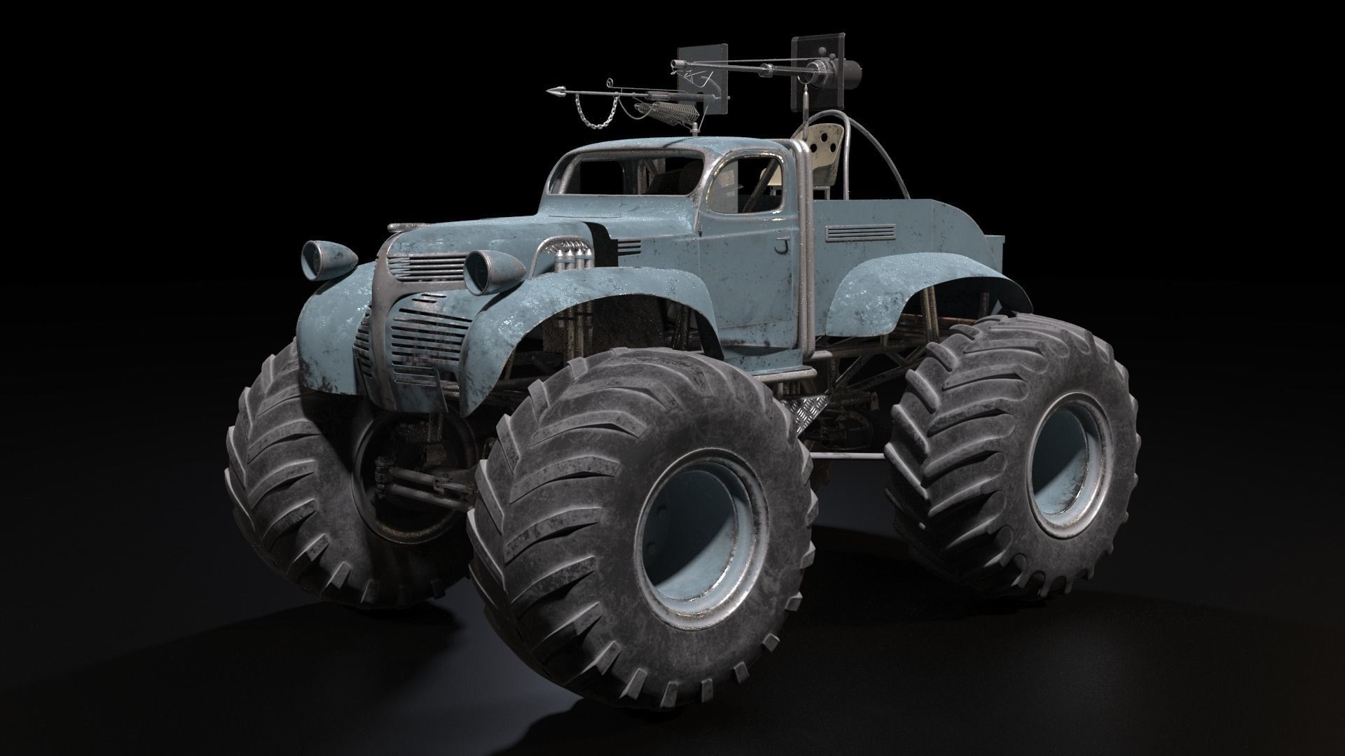 Bigfoot monster truck 3D model | CGTrader