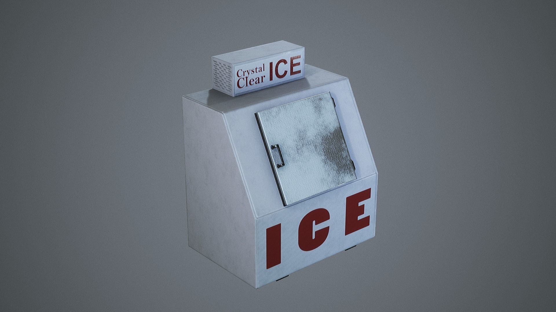 3D model Outdoor Ice Machine VR / AR / low-poly | CGTrader