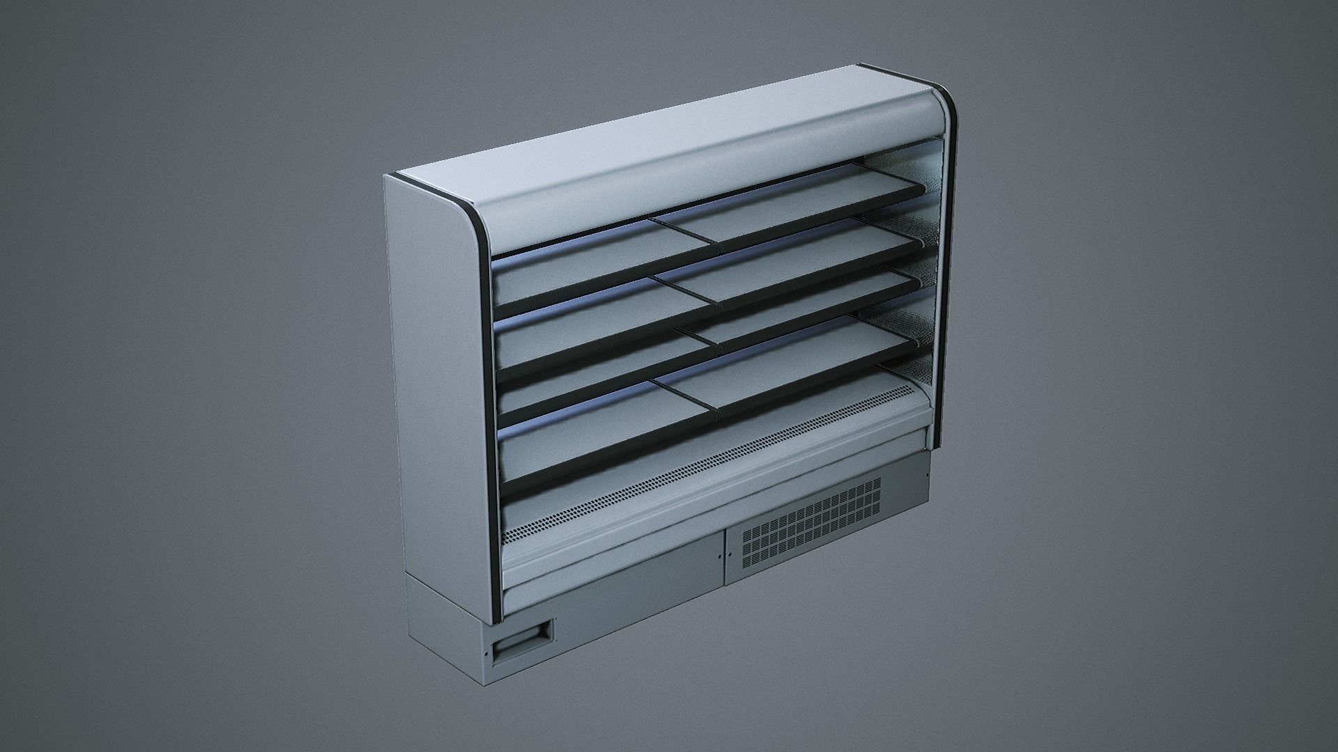 3D model Industrial Convenience Store Fridge Refridgerator VR / AR ...