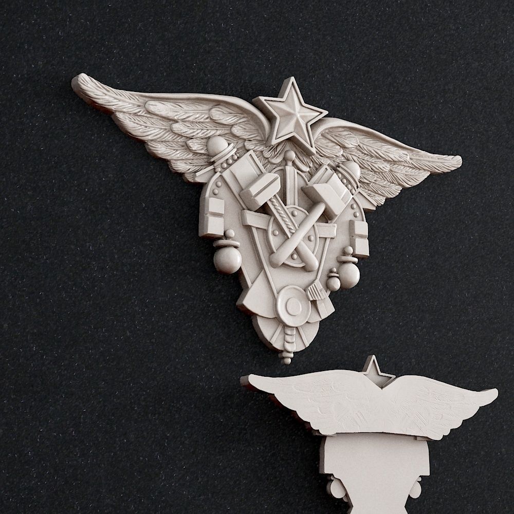 Jewelry pendant Wing hammer 3D model 3D printable | CGTrader