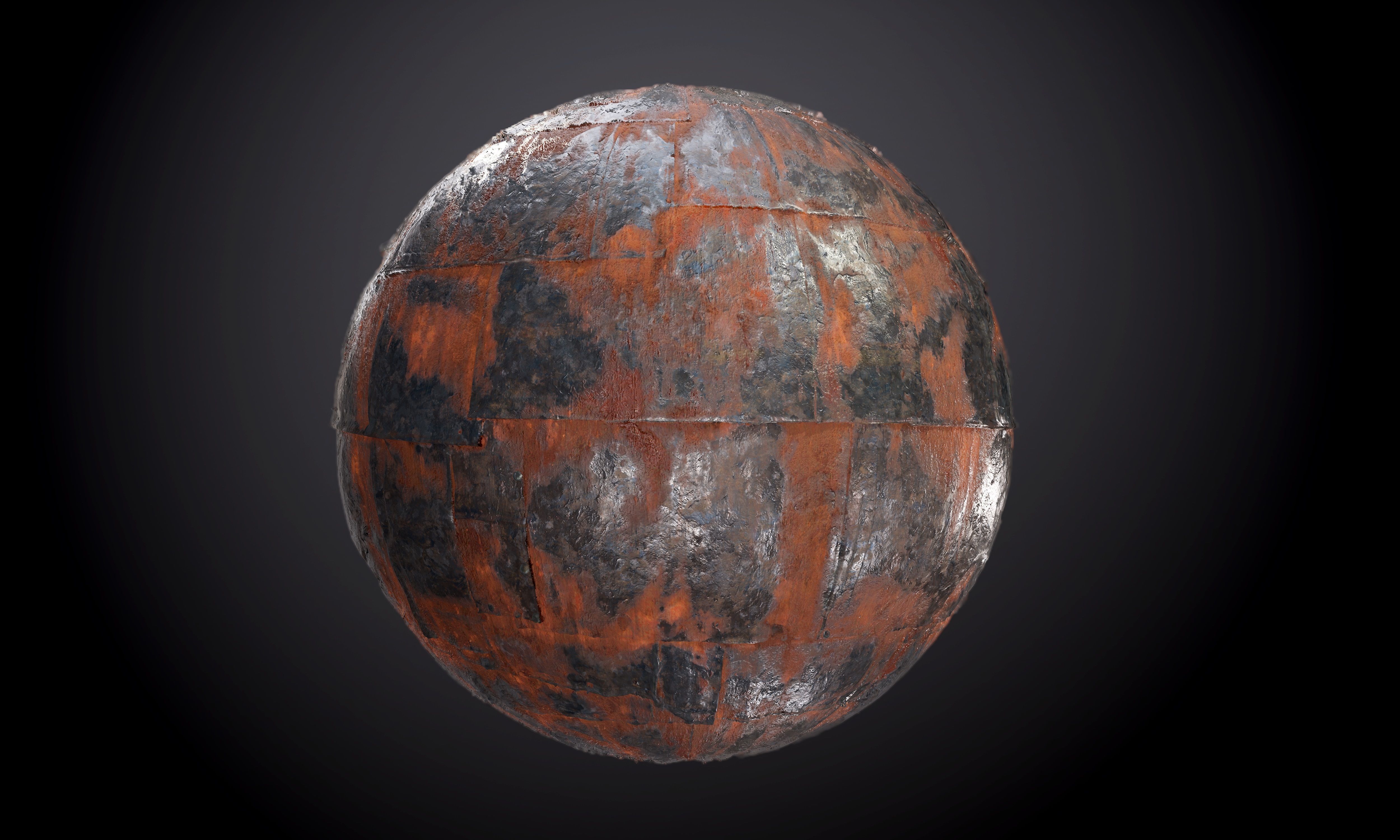 3D Metal Rusted Damaged Seamless PBR Texture | CGTrader