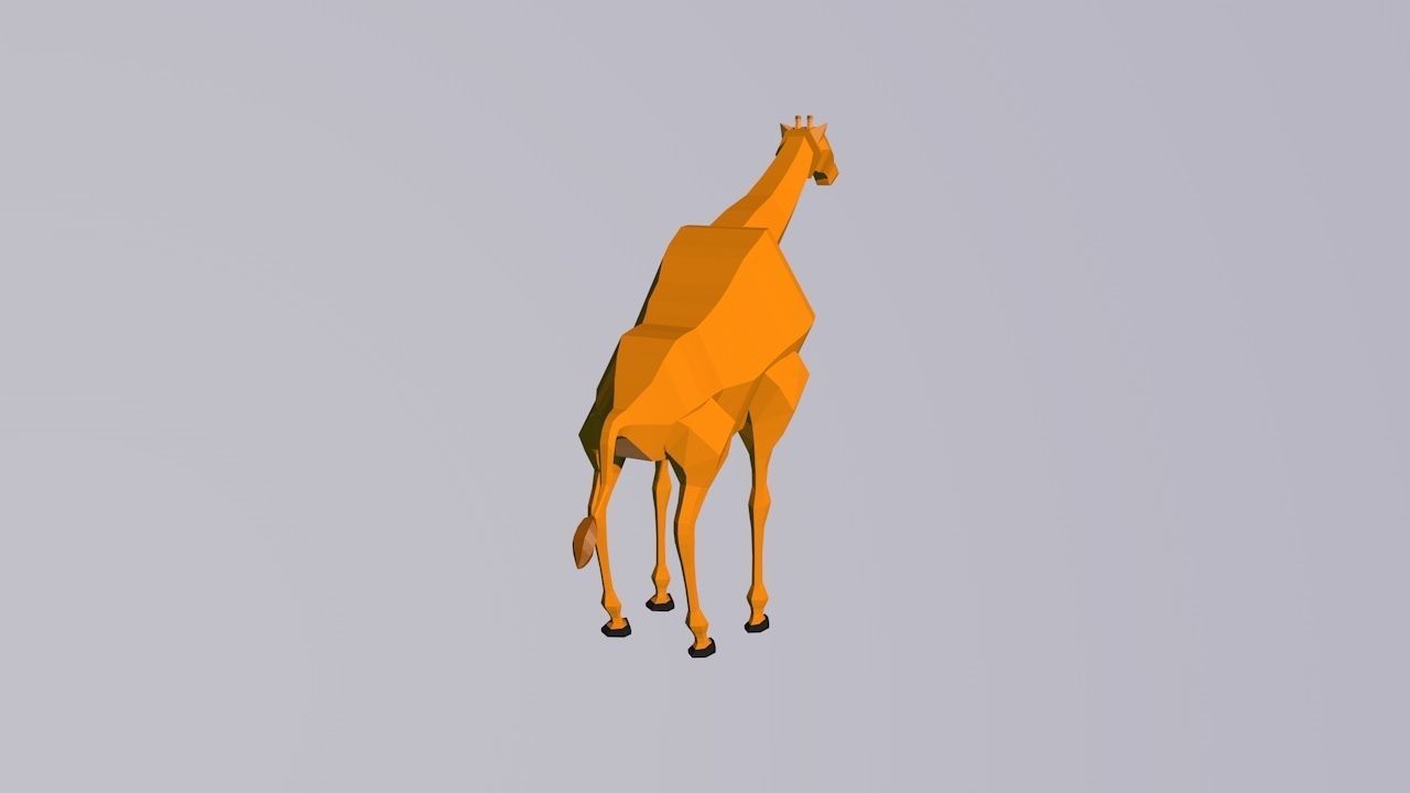 Zarafa animal free 3D model | CGTrader