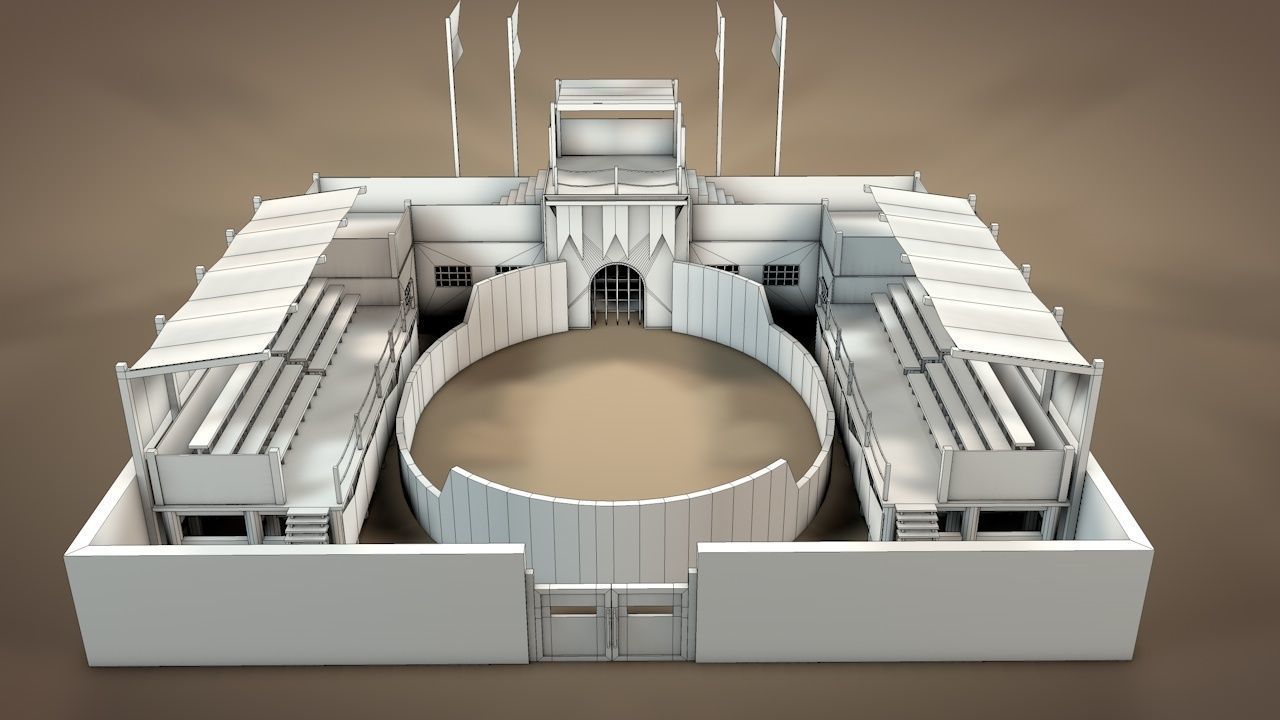 3D model Battle Arena v2 VR / AR / low-poly | CGTrader