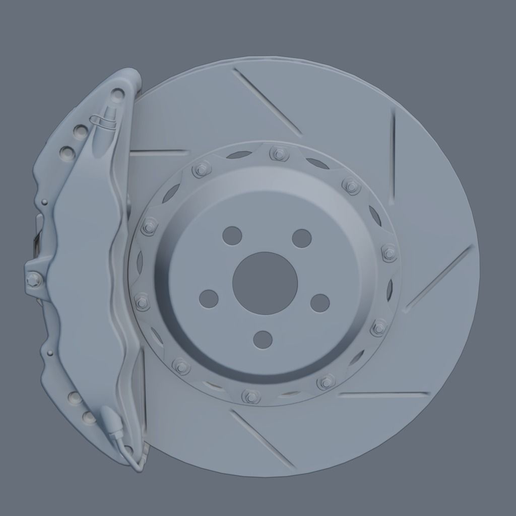 3D model Car braking system VR / AR / low-poly | CGTrader