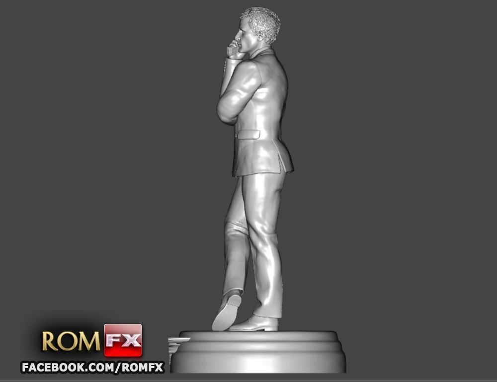 007 James Bond Daniel Craig - Printable Figure 3D model 3D printable ...