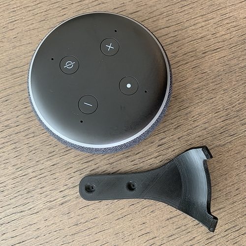 Wall Mount for Amazon Echo Dot 3rd Gen 3D model 3D printable | CGTrader