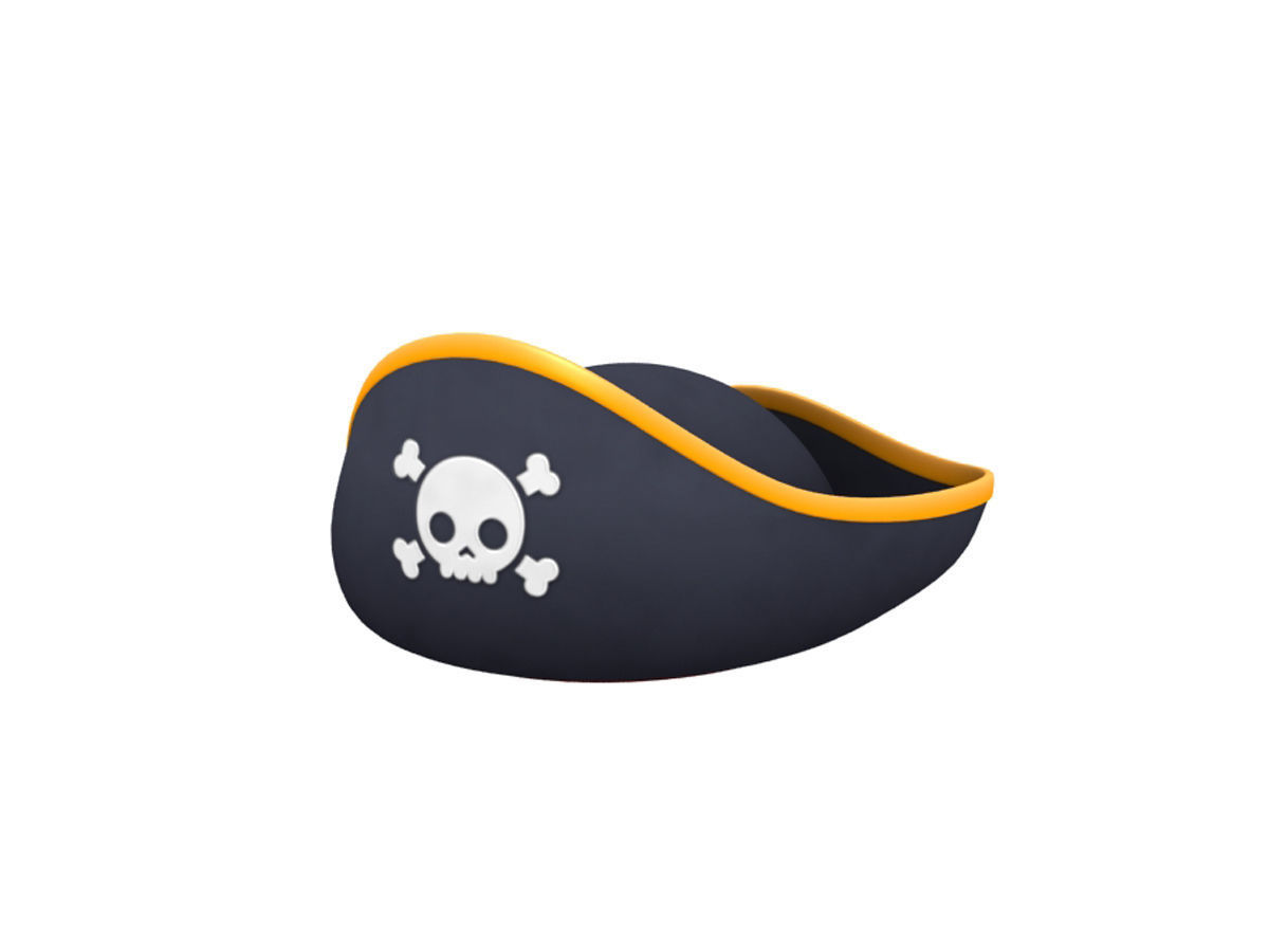 3D model Pirate Hat VR / AR / low-poly | CGTrader