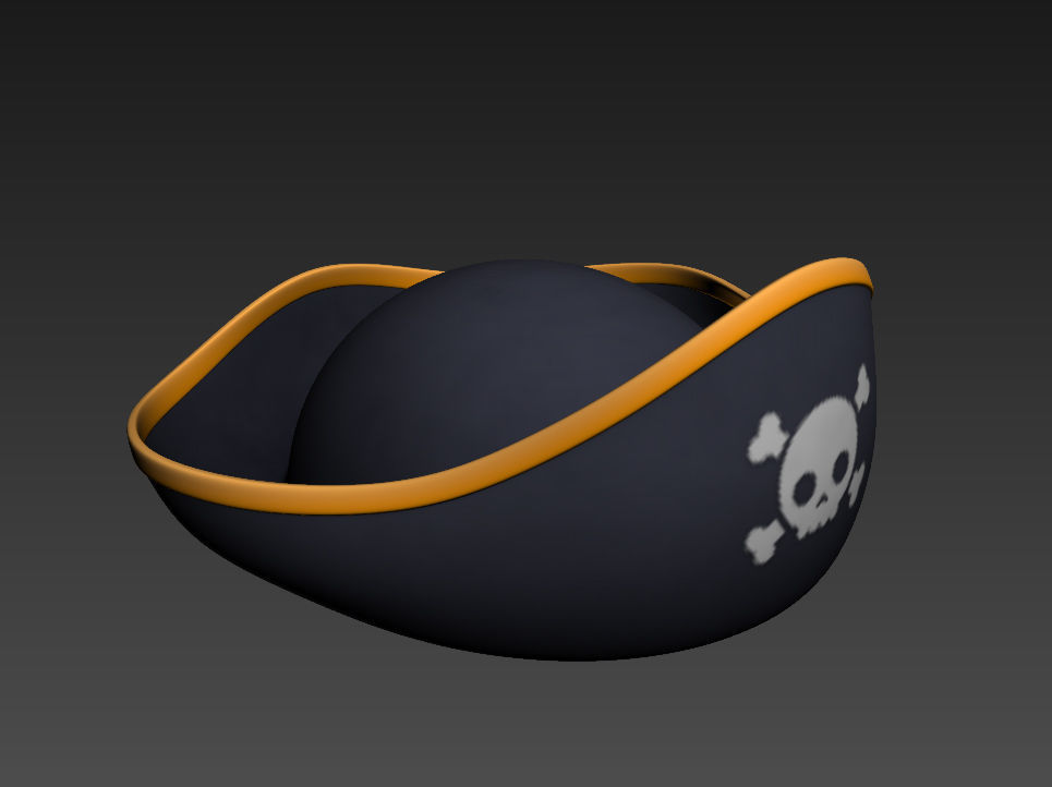 3D model Pirate Hat VR / AR / low-poly | CGTrader