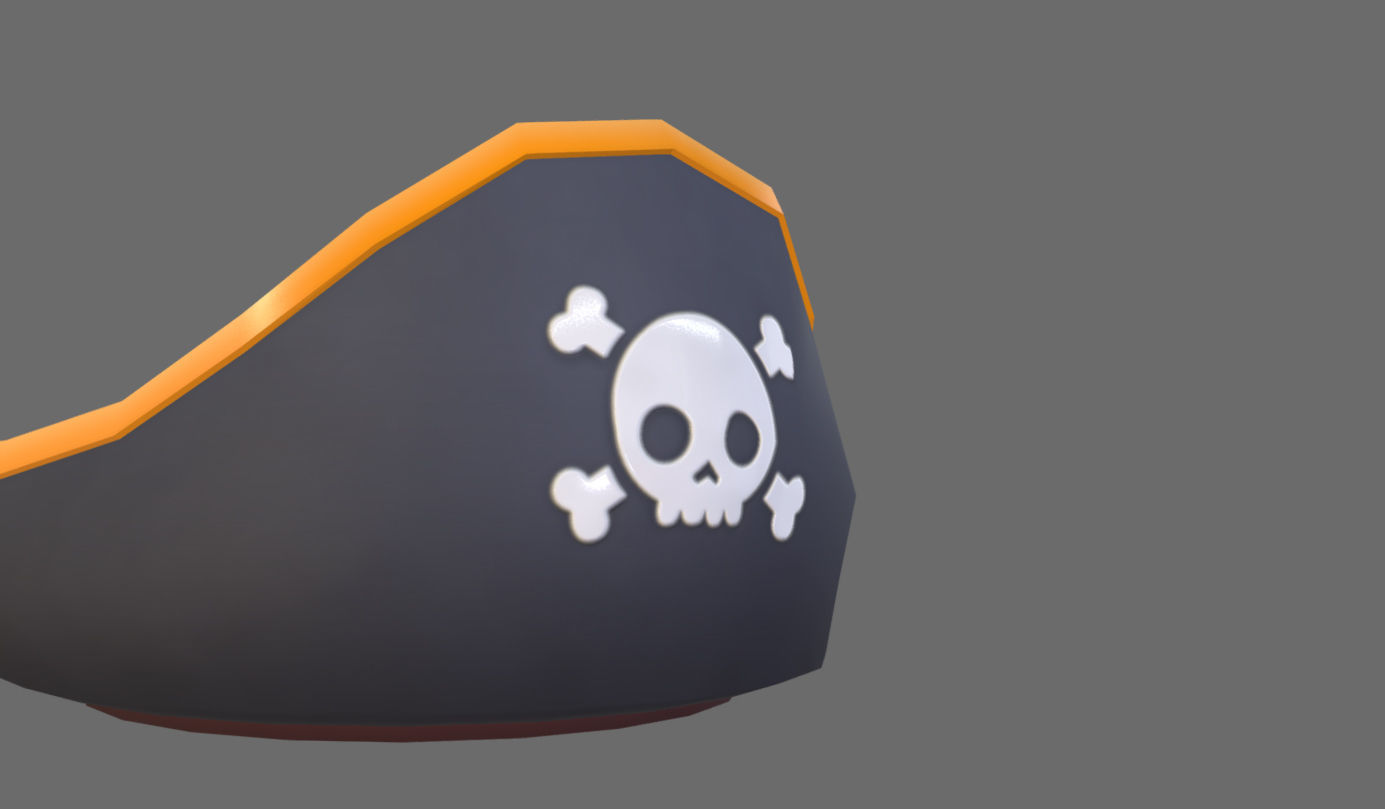 3D model Pirate Hat VR / AR / low-poly | CGTrader