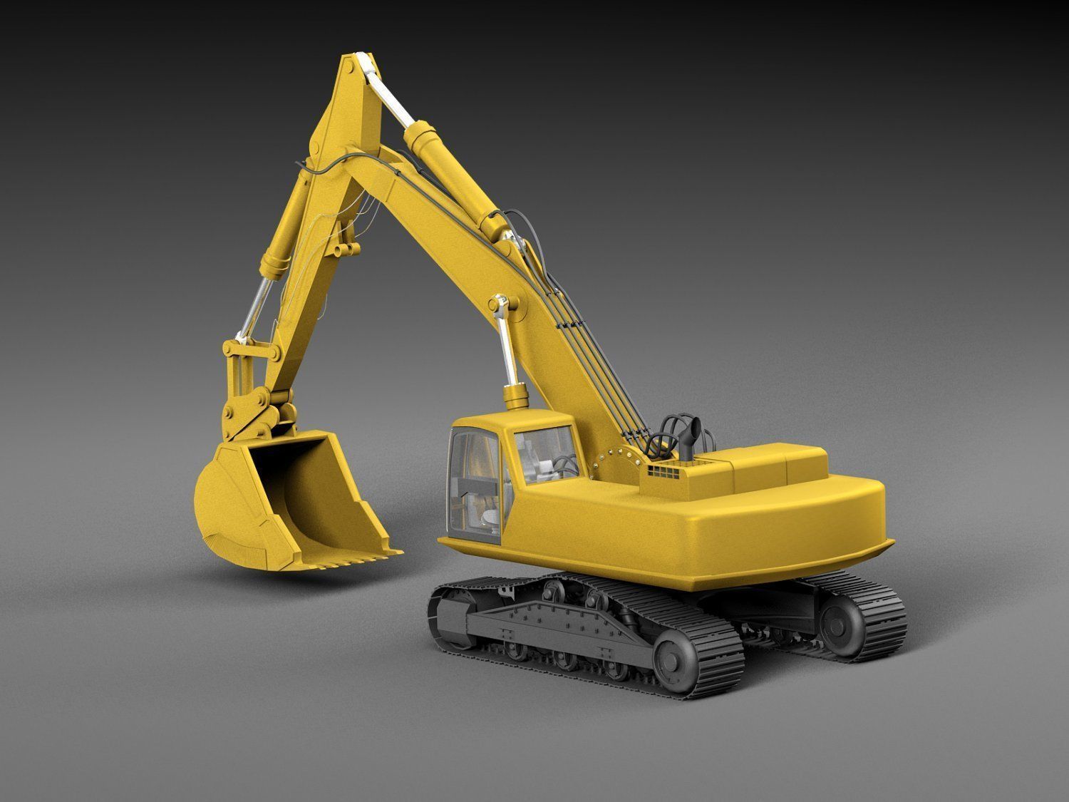 Digger skinned free 3D model | CGTrader